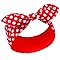 Amazon.com : Hicarer Red Polka Dot Bow Headbands Cute Bandana Headbands ...