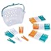Beldray LA028297TQ Mollette Bucato con Cestino, Indumenti Grip Pegs per ...