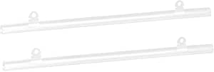 MECCANIXITY PVC Poster Hanger Strip 35cm/14inch Clear with Clips, 4 Set ...