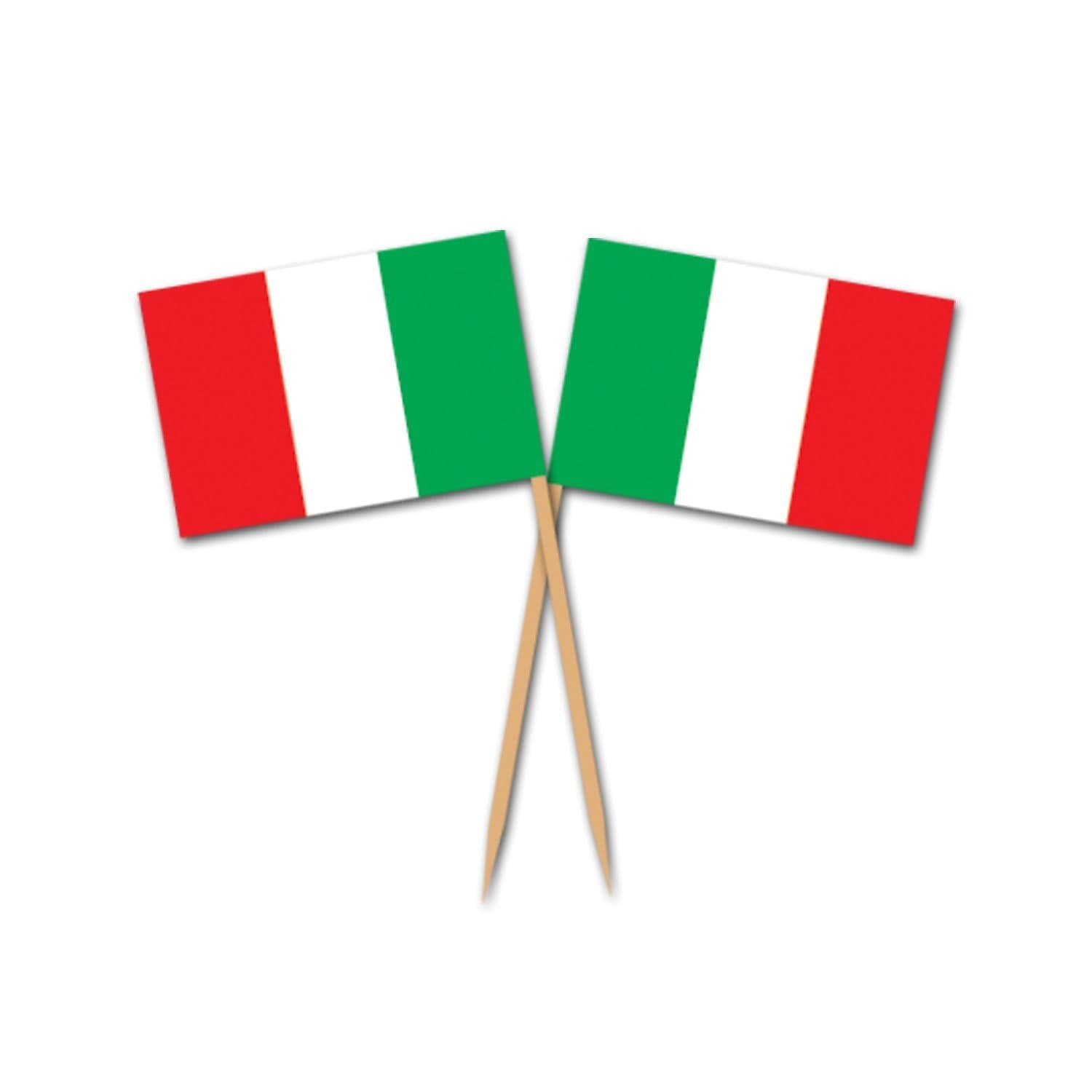 Snapklik.com : Italian Flag Picks 50 Count