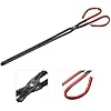 Amazon.com: uxcell Scissors Tong, 45cm Carbon Steel Fireplace Firewood ...