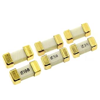10pcs Gold Foot 1808 125V 0451 SMD Fast Blow Fuse 0.25A 0.5A 0.75A 1A ...