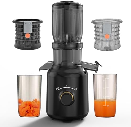 Amazon.com: Cold Press Juicer, Powerful Slow Masticating Juicer ...