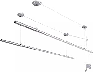 Amazon.com: Ceiling Mounted Clothesline Balcony Top Mounted Lifting ...