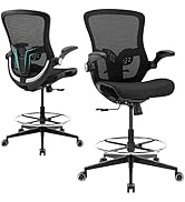 Amazon.com: Luckyear Ergonomic Drafting Chair – Tall Office Chair for ...
