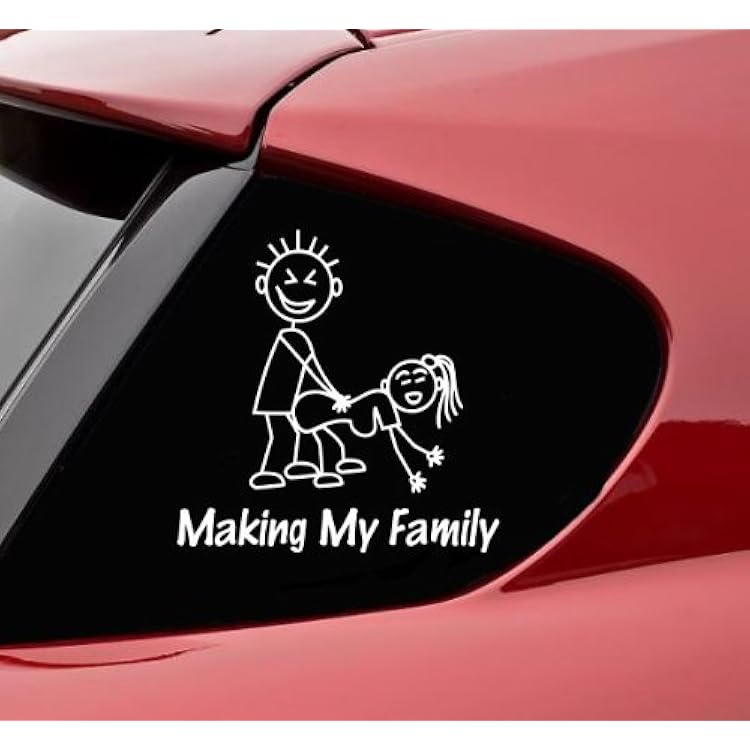 Stick Figure Family Stickers