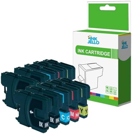 InkJello Ink Cartridge For Printer, Compatible With Brother DCP-145C ...