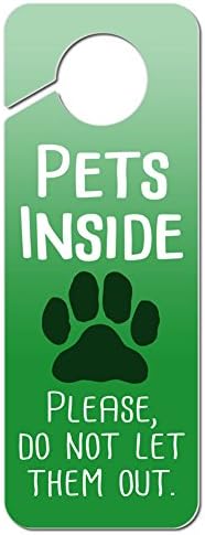 Amazon.com: GRAPHICS & MORE Orange and White Cat Do Not Disturb Plastic ...