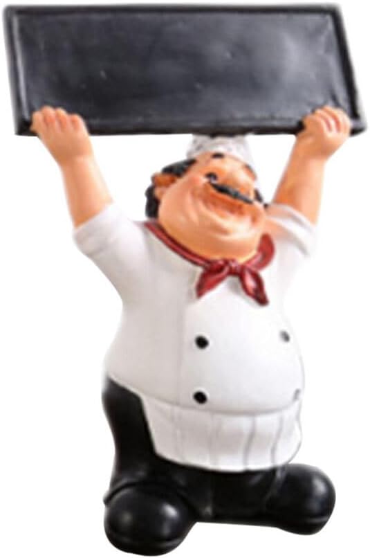 Amazon.com: Angoily Dining Room Table Decor Chef Figurines Decorative ...