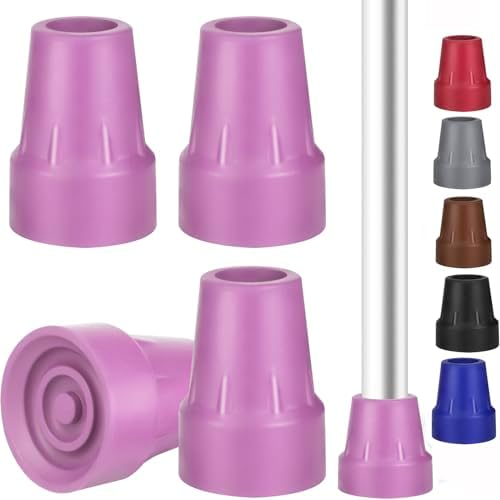 Amazon.com: Crutch Tips Heavy Duty Replacement Rubber Cane,Hiking ...