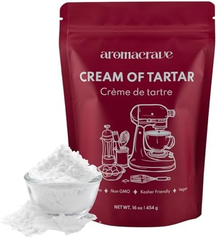 Amazon.com : AROMACRAVE Cream of Tartar Powder, High-Purity Potassium ...