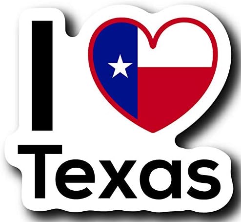 Amazon.com: Love Texas State Decal Sticker Home Pride Travel Car Truck ...