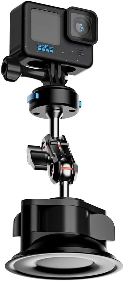 Amazon.com: SUREWO Magnetic Suction Cup Camera Mount for Car,Camera ...