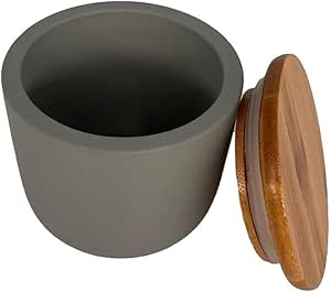 Amazon.com: Rock the Food Salt Cellar with Bamboo Lid | Perfect for ...