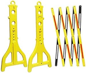 Amazon.com: Folding Barricade Fence, Expandable Traffic Barrier ...