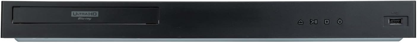 LG Electronics UBK90 4K Ultra HD HDR Dolby Vision Blu-ray Player black ...