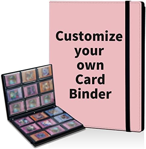 Amazon.com: Custom 9 Pocket Card Binder, Personalized Design Trading ...