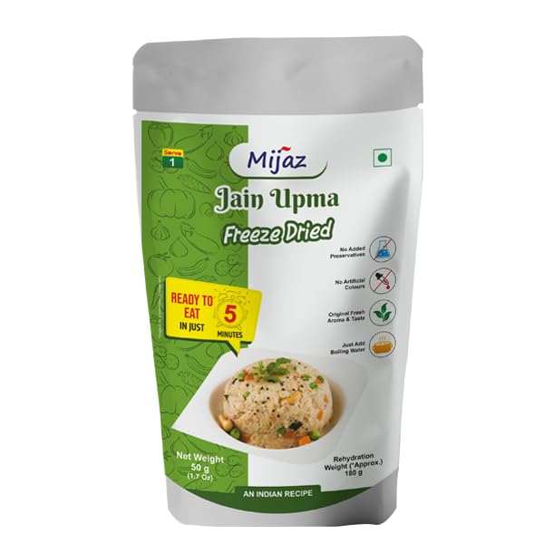 Mijaz - Ready to Eat Jain Upma | Instant Jain Upma | No Added ...