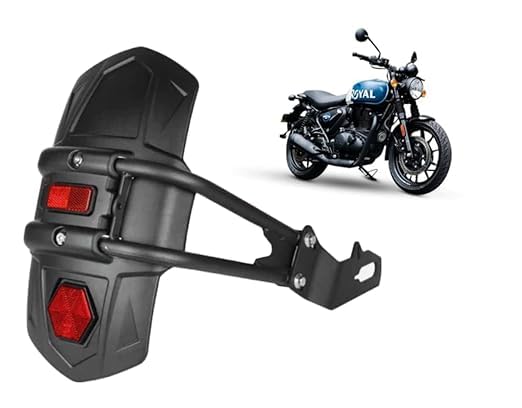 Mv Motorcycle Rear Mudguard, Universal Tyre Hugger for Hunter 350 And ...