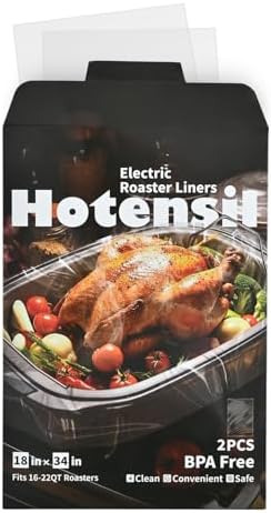 Amazon.com: PanSaver 45950 Foil Electric Roaster Liner Pack of 4 - Fits ...