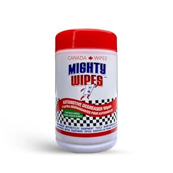 Mighty Wipes™ Plant Base Automotive Degreaser Wipes – 80 Heavy-Duty Car ...