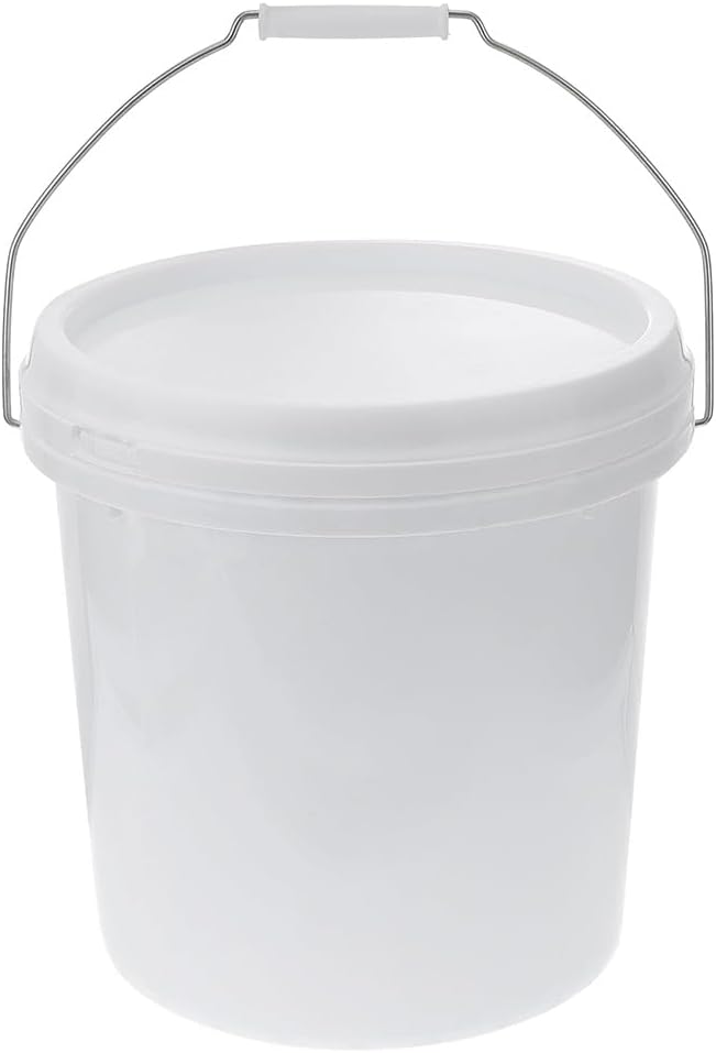 Amazon.com: Baluue 1.5 Gallon Food Grade Bucket with Lid - Small White ...