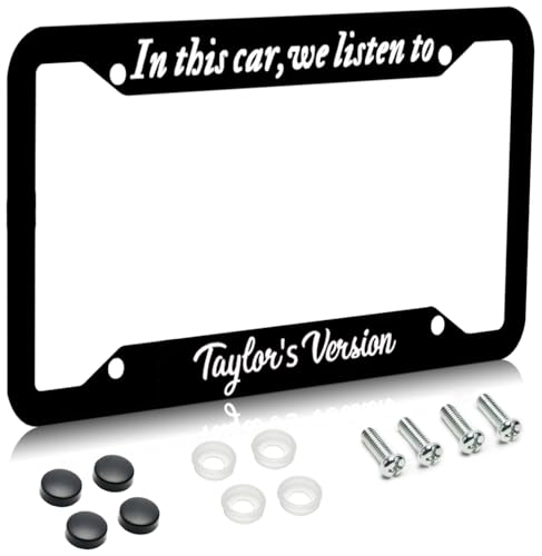 License Plate Frame for Car,We Listen to Taylors Version Car - Want It All