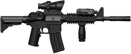 Amazon.com: QIRITI Military SWAT M4A1 ACOG - 4X Scope Toy Replica Gun ...