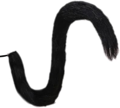 Amazon.com: ccHuDE 80cm Cat Cosplay Tail Long Plush Animal Tail Cute ...