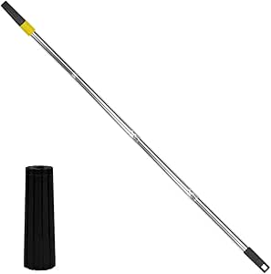 Favengo Paint Roller Extension Pole 4 Sections of 1.1m Lightweight ...