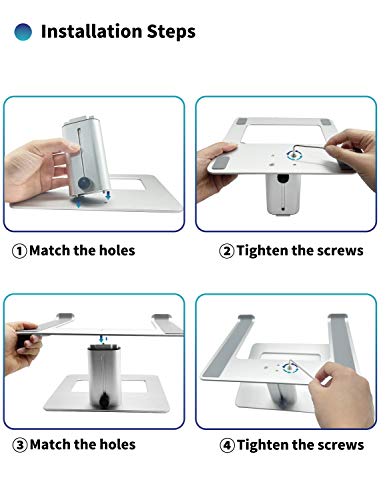 SOUNDANCE Adjustable Laptop Stand for Desk, Computer Stand, Ergonomic ...