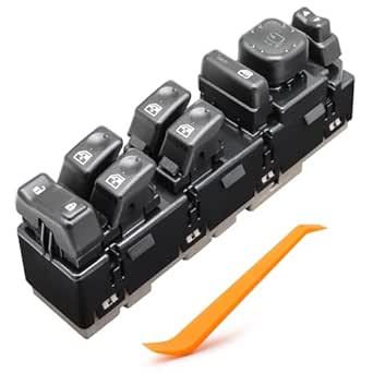 KUTTOLE Front Driver Side Master Power Window Switch and Door Lock with ...