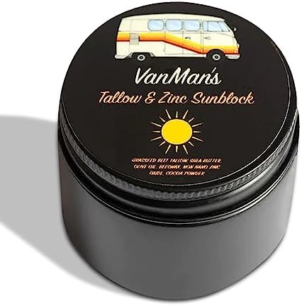 Amazon.com: Tallow & Zinc SunBlock (2 oz) - Water Resistant 25 SPF ...