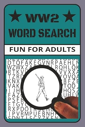 WW2 Word Search, Fun For Adults: Crossword Puzzles with Easy to Read ...