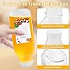 Mssushi Pack of 3 Square Wide Mouth Glass Milk Bottles 1 Litre Glass ...