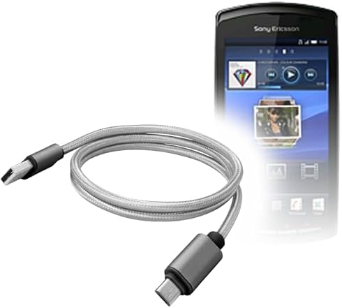 BoxWave - Cable compatible con Sony Ericsson Xperia Play - Cable micro ...