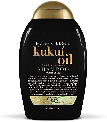 Amazon.com: OGX Hydrate + Defrizz Kukui Oil Shampoo, 13 Ounce : Beauty ...