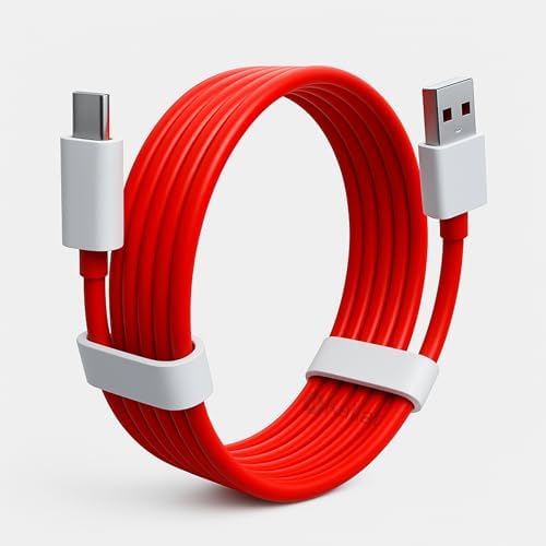OnePlus USB-A to Type-C Cable 10A 1M DL129 Red IN : Amazon.in ...