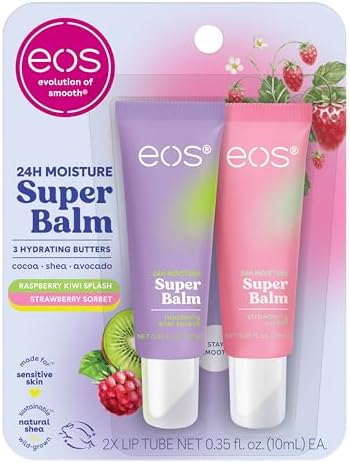 Amazon.com : eos 24H Moisture Super Balm- Raspberry Kiwi Splash ...