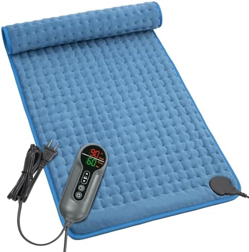 Amazon.com: Heating Pad, Extra Large 33" x 17" Heat Pad, Back/Neck ...