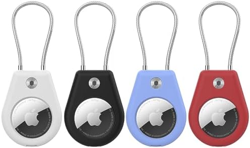Amazon.com: QYQa 4Pack Airtag Lock Case and Air Tag Holder with Wire ...
