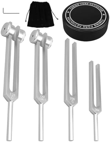 Amazon.com: HUQUZN Resonance Tuning Forks Set Fit for C128Hz OM136.1Hz ...