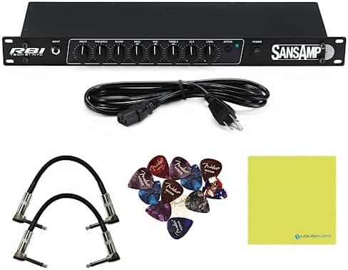Amazon.com: Tech 21 RBI SansAmp RBI 1U Rackmount Bass Preamp Bundle w ...