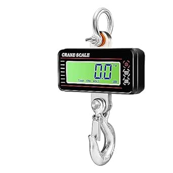Amazon.com: Industrial Hanging Crane Scale 1500kg/1000kg/500kg Digital ...