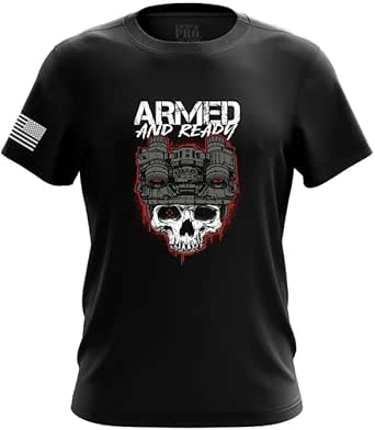 Amazon.com: Pro-Gun Men’s T-Shirt, Lightweight Classic Fit Short Sleeve ...