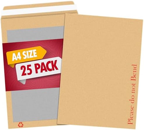 20Pcs A4 Envelopes Self-Seal iSOUL 324mm x 229mm A4 C4 Manilla Hard ...