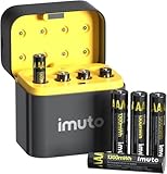・ブランド:imuto・製造元:imuto・「単4リチウム充電電池」 imuto 単4リチウムイオン充電池（1300mWh×8本）は、大容量で超長待機時間を実現。何度も繰り返し充電して使用でき、電気代の節約と環境保護に貢献します。お使いのデ...