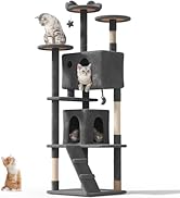 Amazon.com : OS MOTOR 70'' Cat Tree Tower for Indoor Cats Large Adult ...