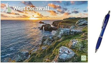 West CornWall Calendar A4 Calendar 2025 + EXCLUSIVE LIMITED EDITION PEN ...