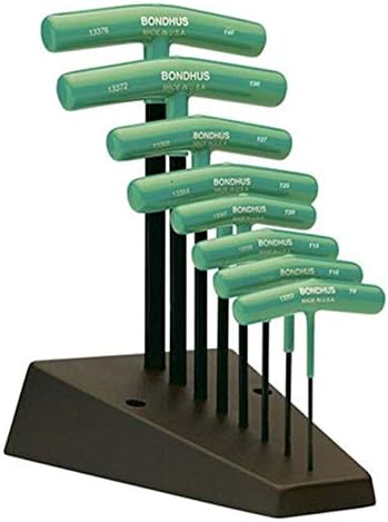 Bondhus 33034 Set of 8 Star T-Handles, Graduated Lengths, Sizes T9-T40 ...